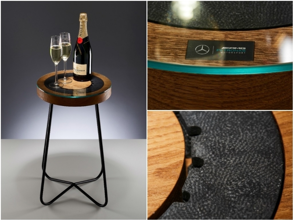 Race-used Schumacher/ Rosberg brake disc table! | PlanetF1 : PlanetF1