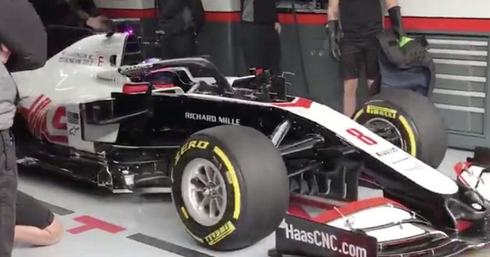 Renault RS20 and Haas VF-20 hit the track | PlanetF1 : PlanetF1