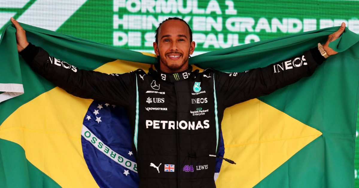 Lewis Hamilton jokes he is "waiting for my Brazilian passport" on trip ...