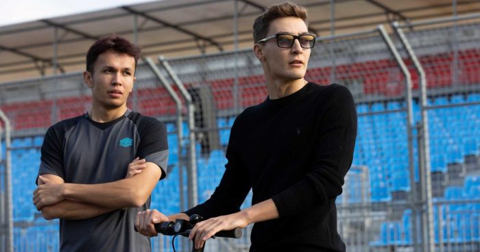 Alex Albon "expresses himself differently" to George Russell at ...