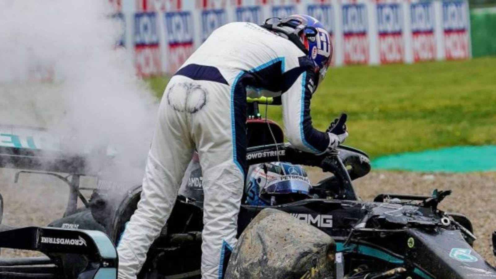 George Russell never thought of Valtteri Bottas rivalry in Imola crash ...