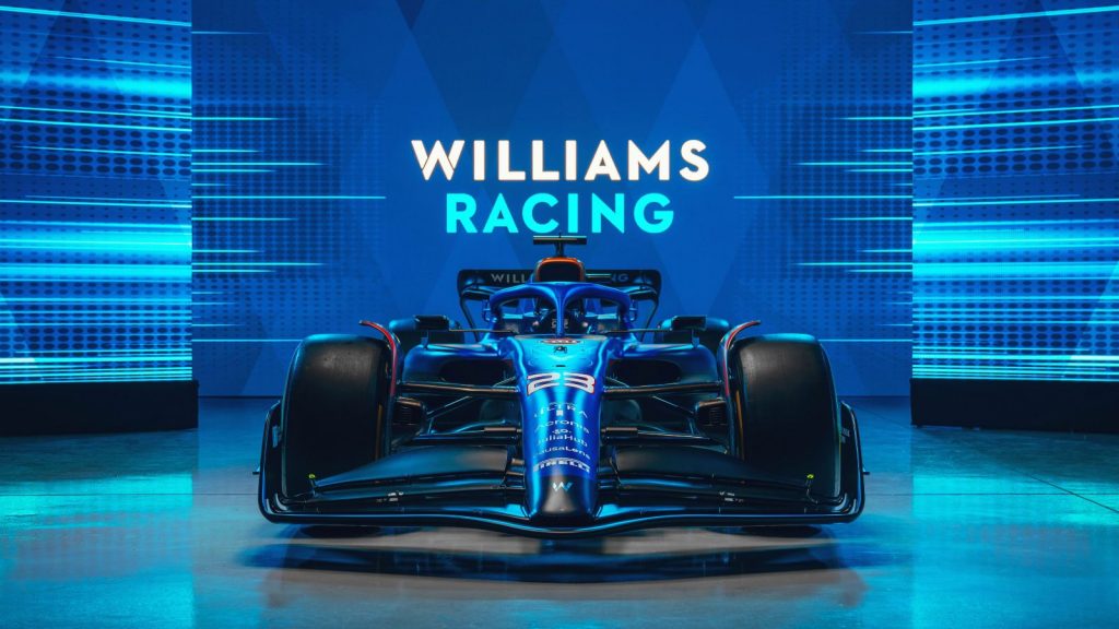 All the angles as Williams unveil Gulf-inspired FW45 for 2023 Formula 1 ...