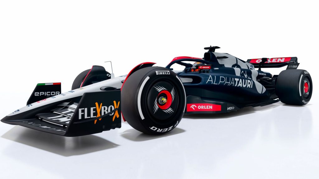 Check out all the angles of the new AlphaTauri AT04 livery