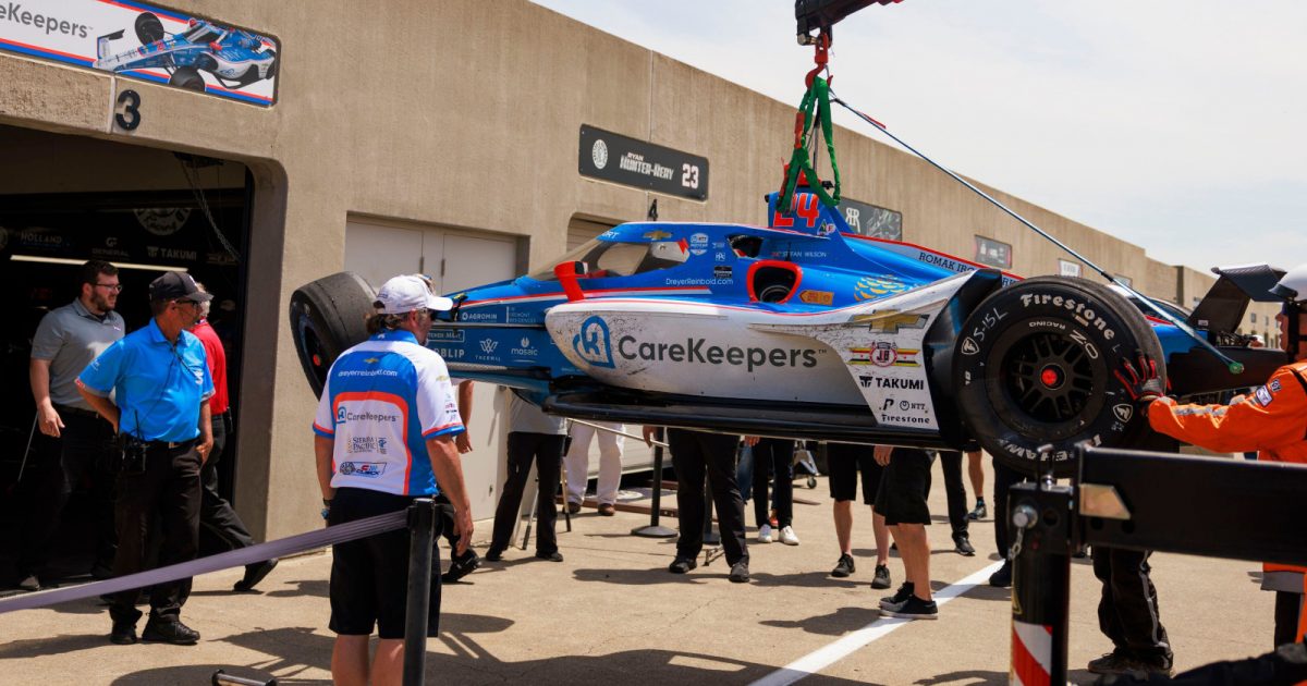 Stefan Wilson out of the Indianapolis 500 after suffering a fractured ...