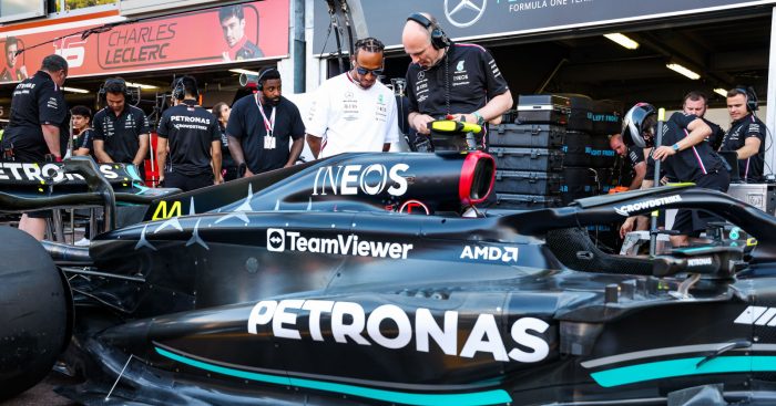 First look: Mercedes catch the eye with new front wing design : PlanetF1
