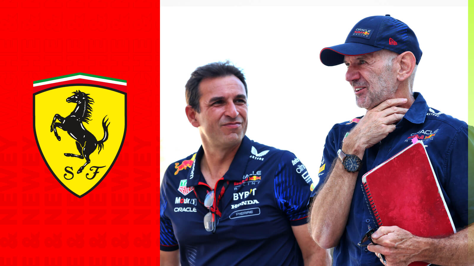 Adrian Newey’s right-hand man linked with stunning Ferrari move ...