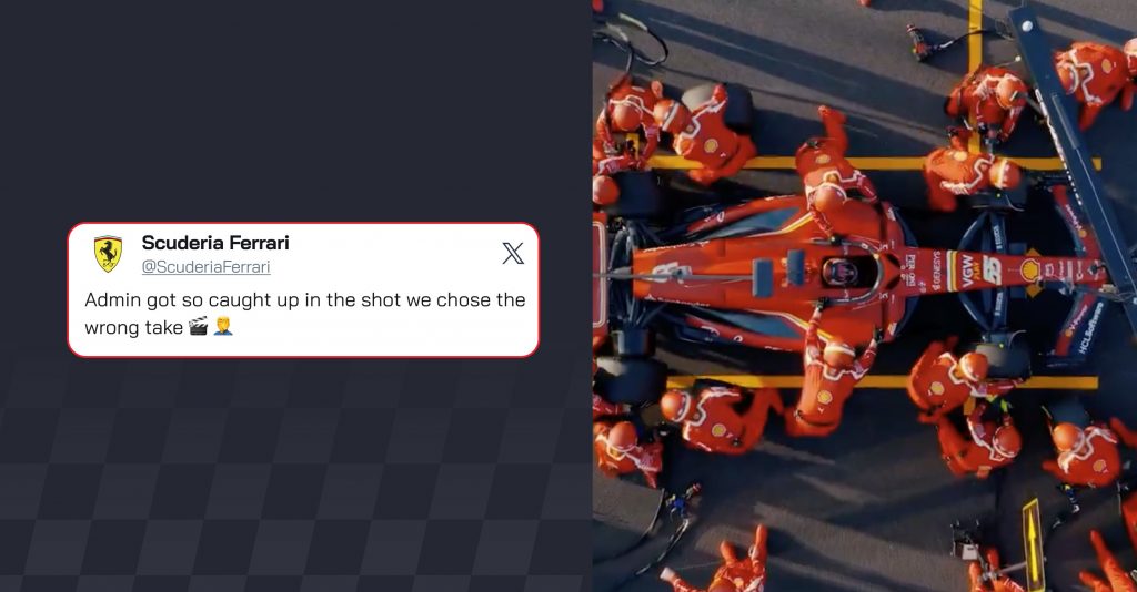 Ferrari reveal new pit stop video after botched 'poetry in motion' post