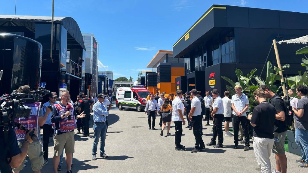 Electrical fire breaks out in McLaren hospitality unit with team ...