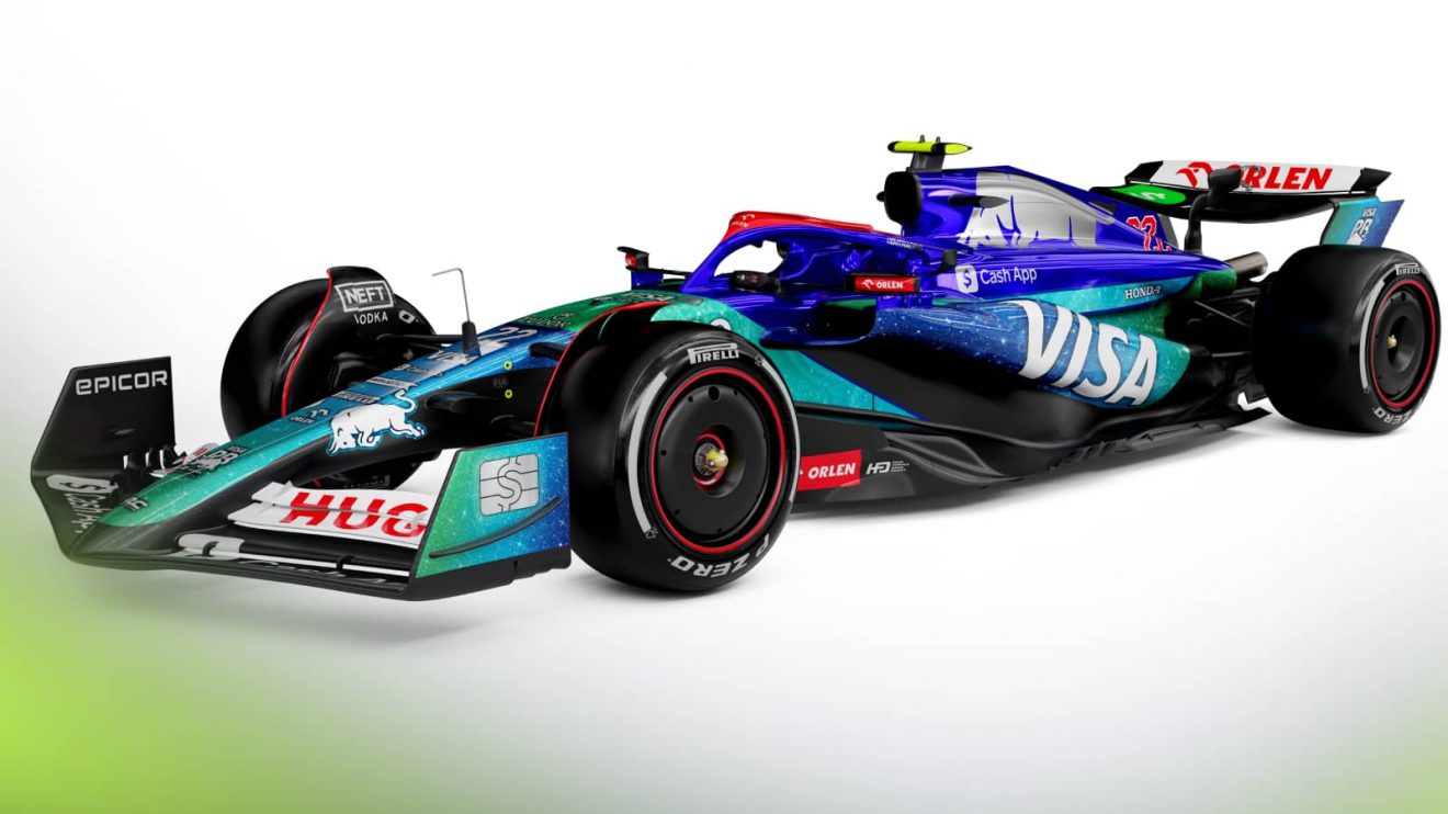 VCARB unveil special glitter livery for Las Vegas Grand Prix