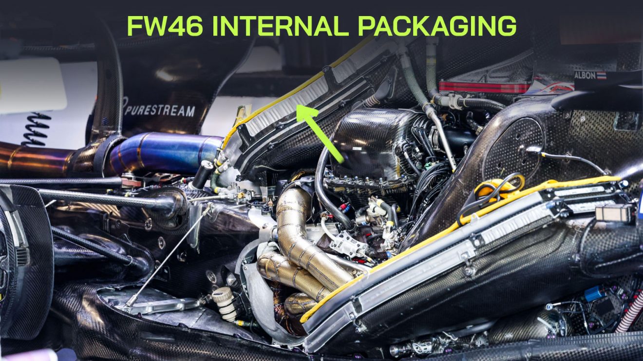 Williams FW47 uncovered: New mini T-wing spotted in substantial update