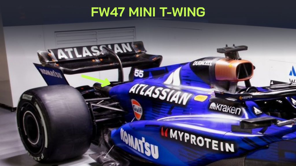 Williams FW47 uncovered: New mini T-wing spotted in substantial update