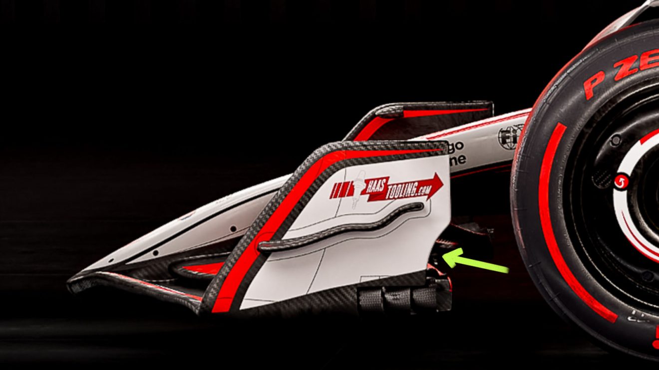 Haas VF-25 uncovered: Fascinating features spotted within a soft evolution