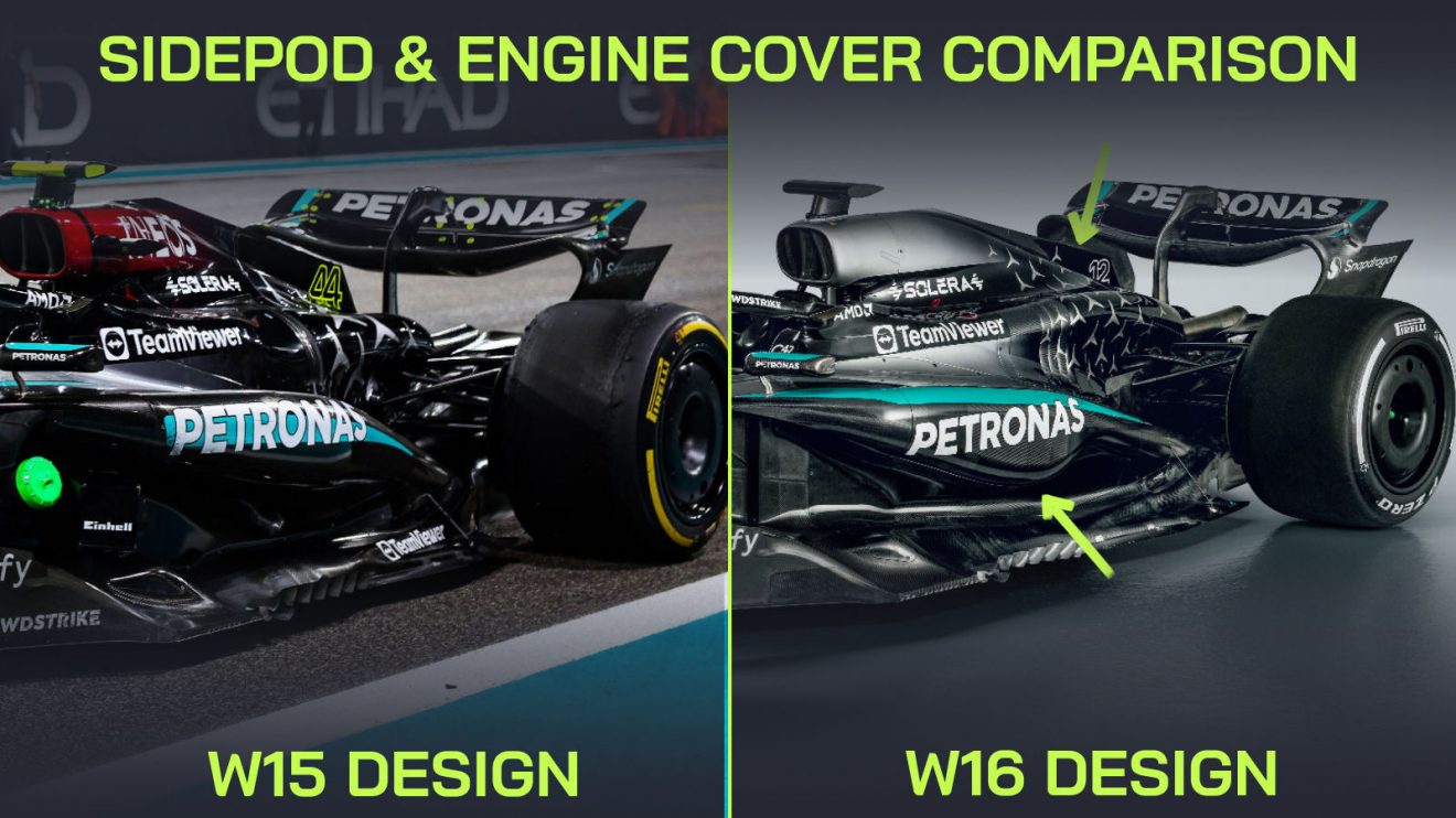 Mercedes W16 uncovered: Silver Arrows' 'sizeable changes' under the ...