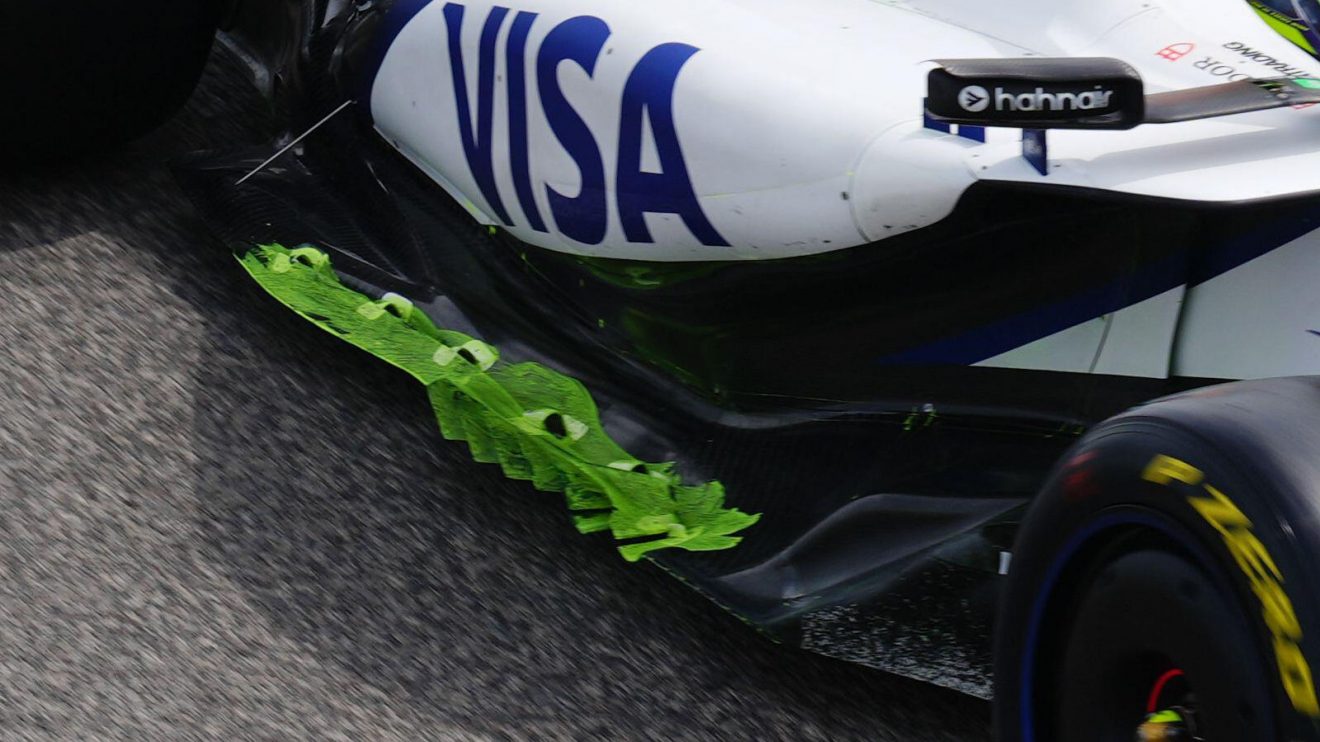 F1 testing: McLaren rear wing endplate catches eye as new tech details ...