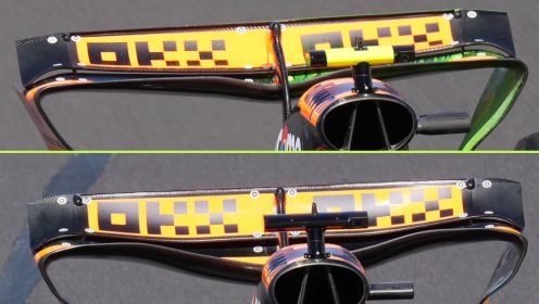 New McLaren, Mercedes and Ferrari rear wings catch attention at ...