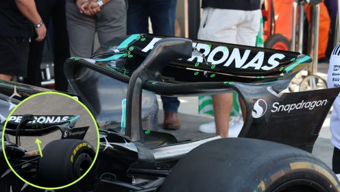 New McLaren, Mercedes and Ferrari rear wings catch attention at ...