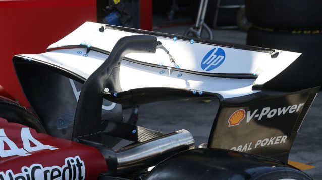 New McLaren, Mercedes and Ferrari rear wings catch attention at ...