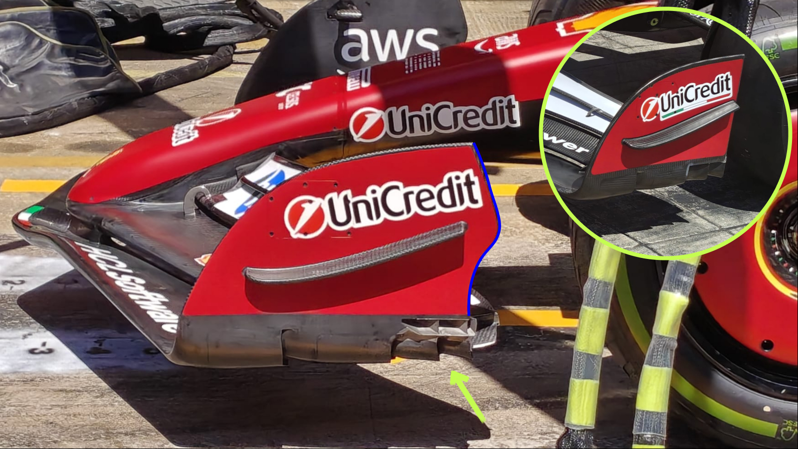 Ferrari make big changes to SF-25 front wing after new FIA tests