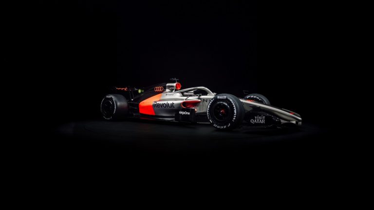 First look at Audi R26 livery as covers pulled off F1 2026 car