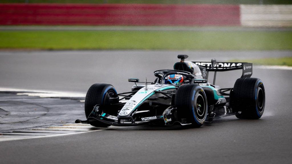 Mercedes completes filming day shakedown with W17 at Silverstone
