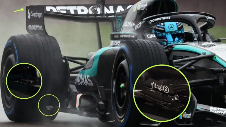Mercedes W17 F1 2026 shakedown exposes puzzling differences with launch car