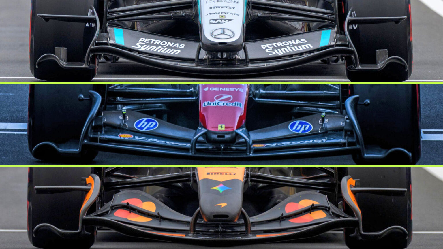 F1 2026 front wings: Mercedes and Aston Martin quirks under microscope
