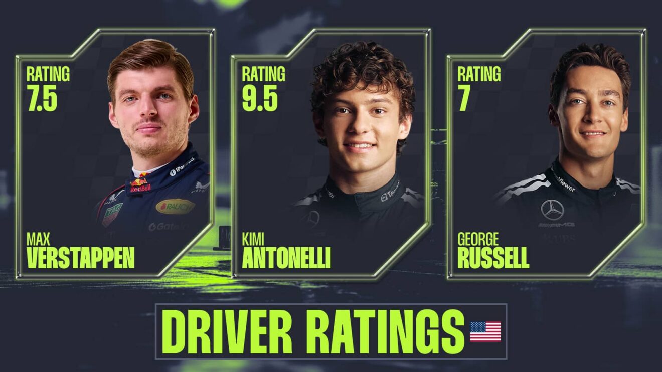 Miami GP: Kimi Antonelli stuns as big names crash in driver ratings